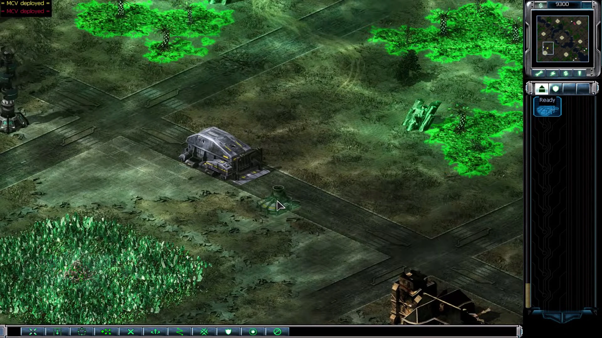 Tiberium Field and MCV Deployment in C&C Red Alert 2 Tiberium Crisis 2 Mod