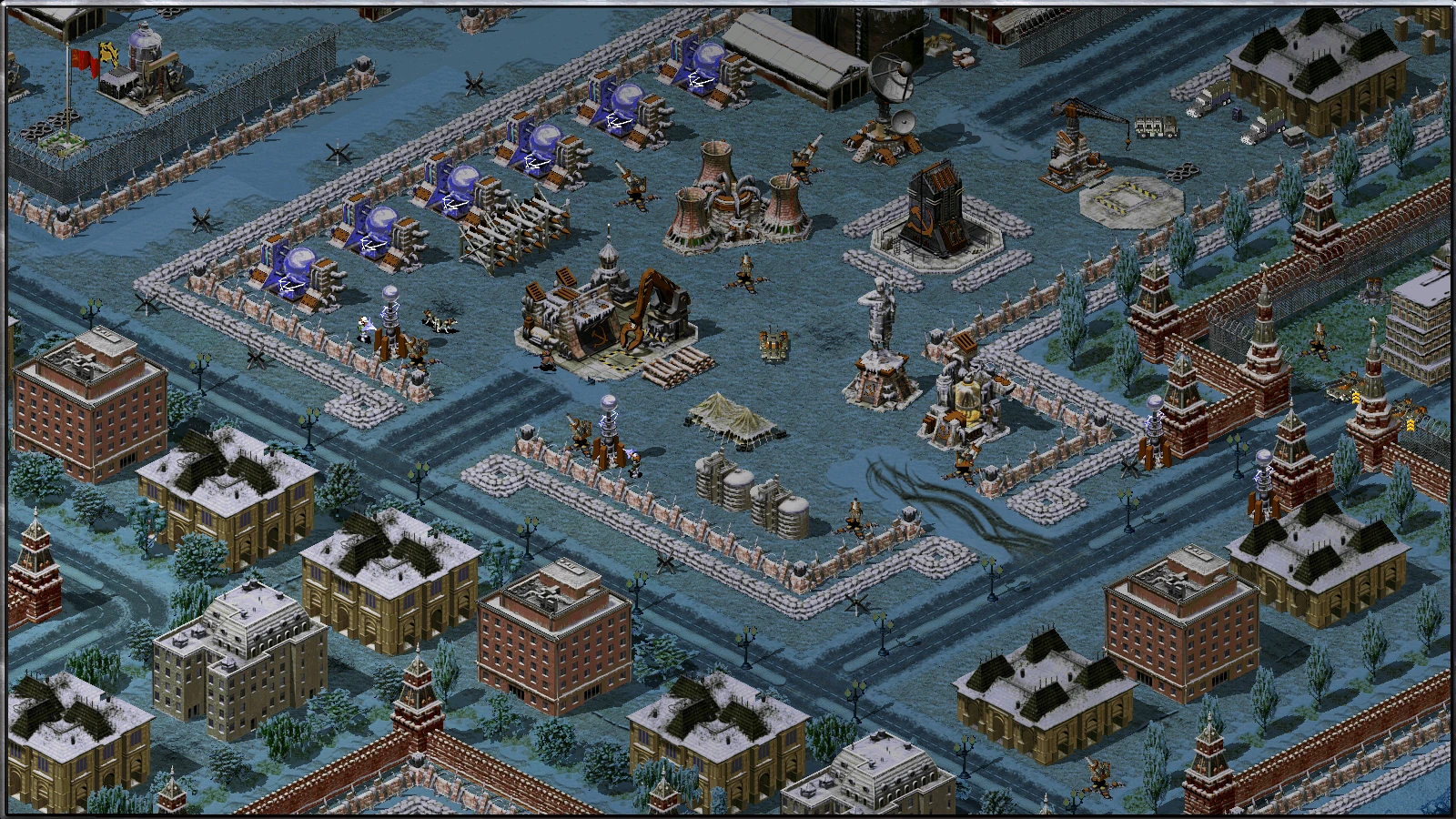 Захист зимової бази в моді Red Alert 2 Flipped Missions для Command ...